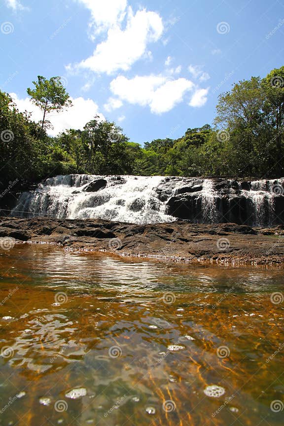 Waterfall in Bahia stock photo. Image of river, bahia - 25951050