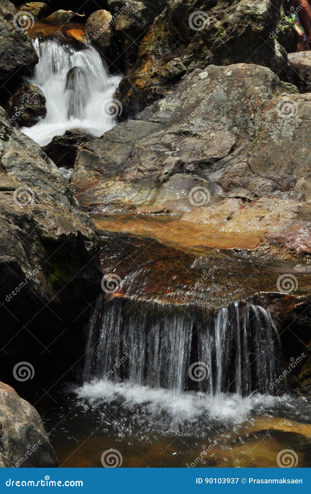 Waterfall stock image. Image of white, rocks, water, clear - 90103937