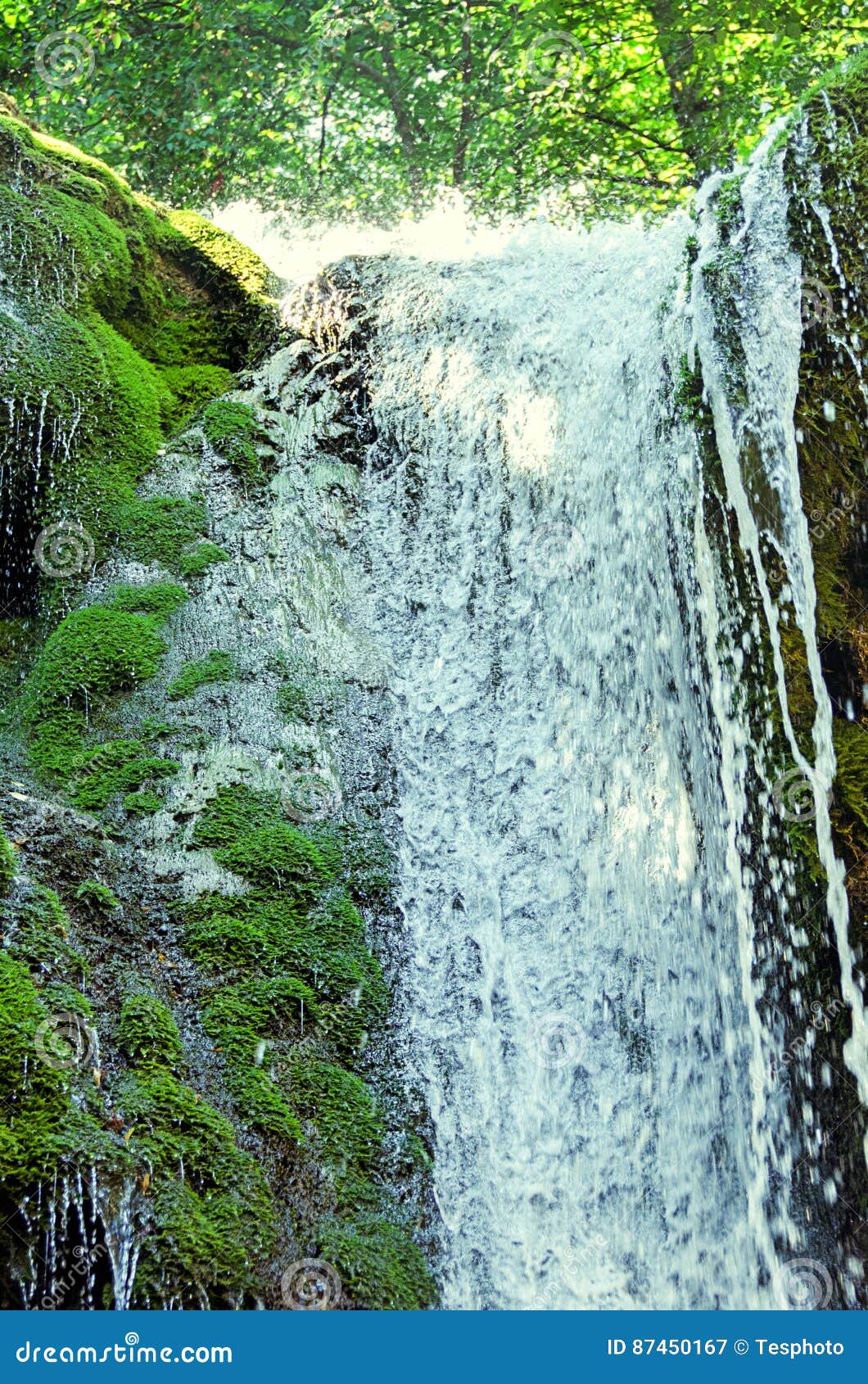 Waterfall. Beautiful Nature. Chill and Relax. Stock Image - Image of ...