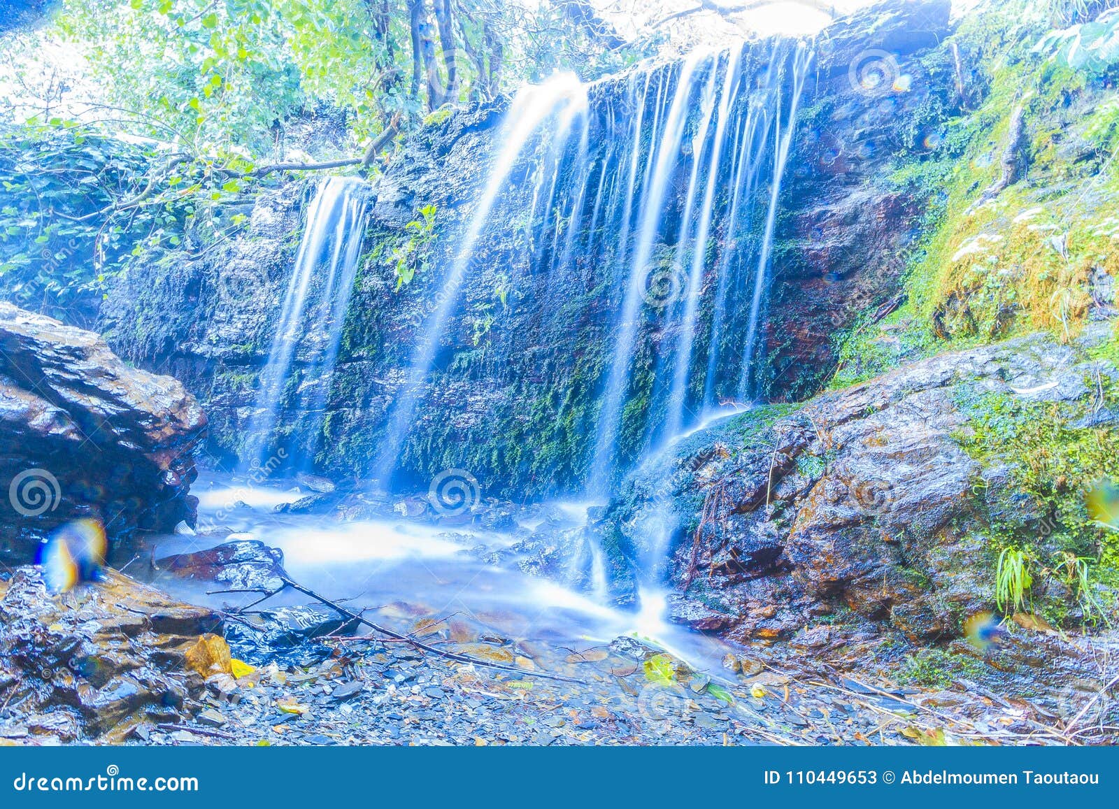 Waterfall stock image. Image of nature, fall, river - 110449653