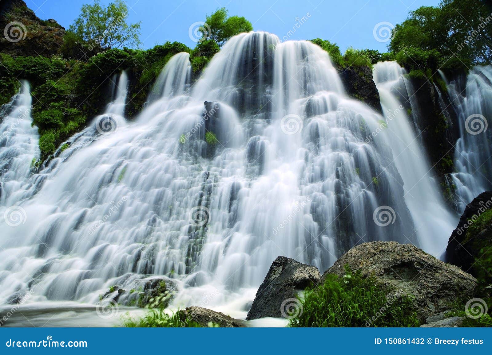 Waterfall Beauty in Kenya at Mombasa at India Ocean Editorial ...