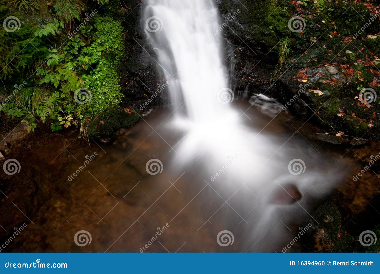 Waterfall in the Black Forest Stock Photo - Image of waterfall, germany ...