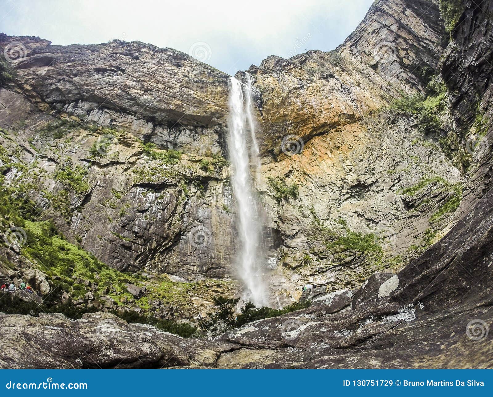 Waterfall of the Board - Brazil Stock Image - Image of beam, leaves ...