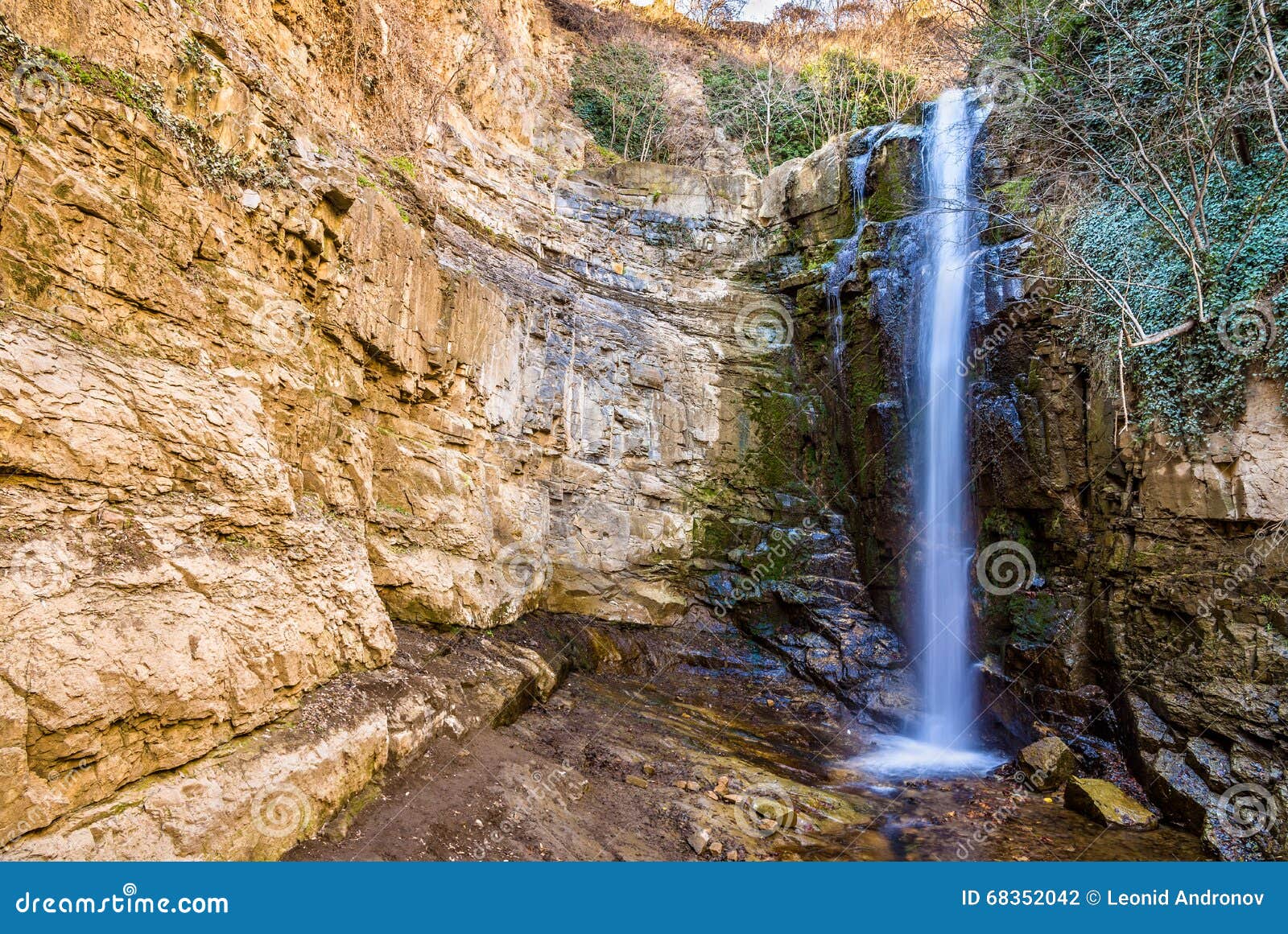 Waterfall in Botanical Gardens of Tbilisi Stock Photo - Image of creek ...