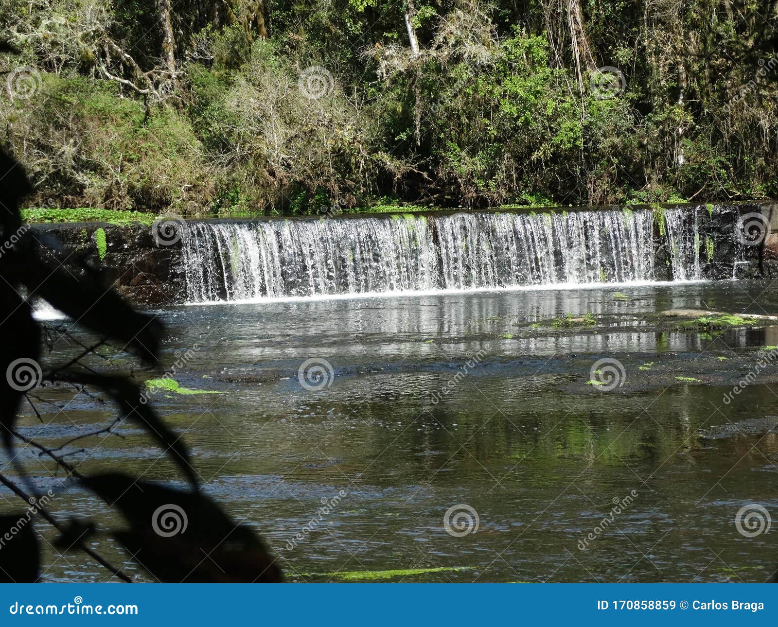 Waterfall - Brazil - South Region - Cold Stock Image - Image of natural ...