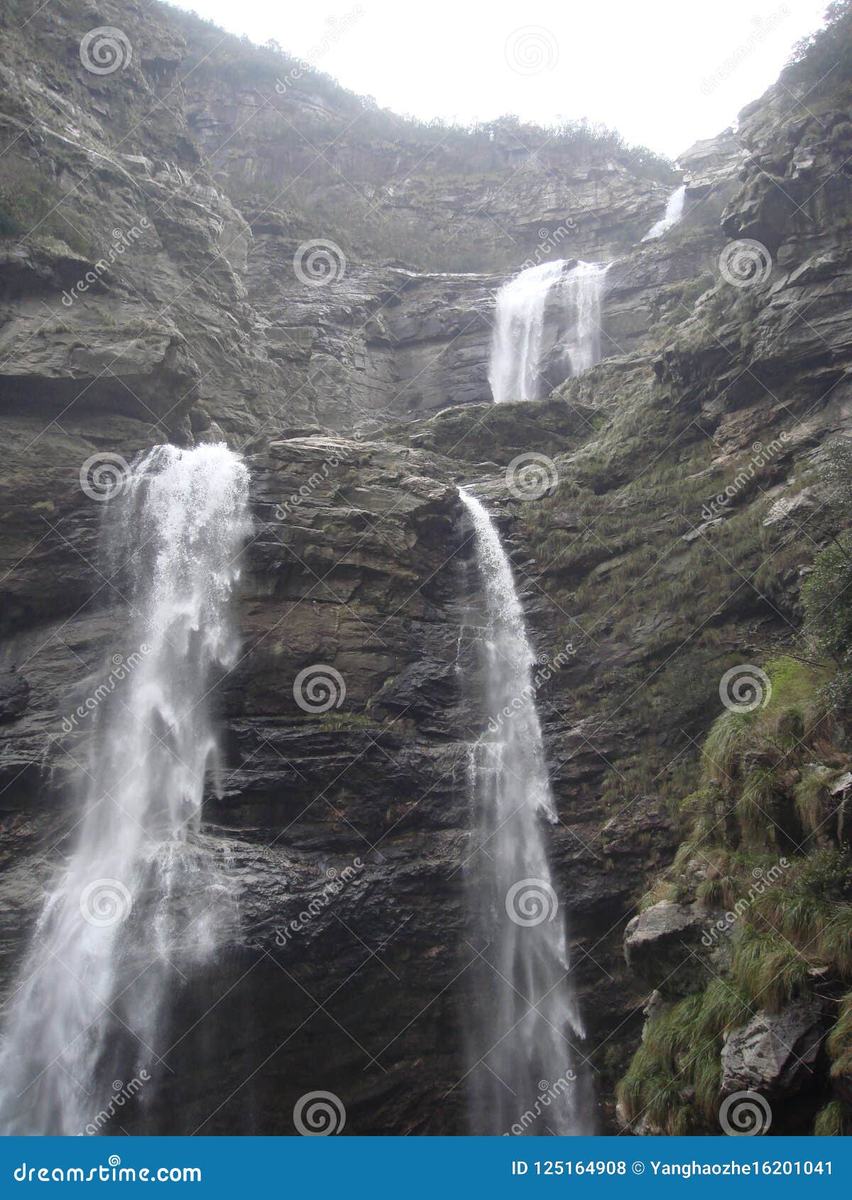 Huge Drop Off Into Gorge At The Black Canyon Of The Gunnison National ...