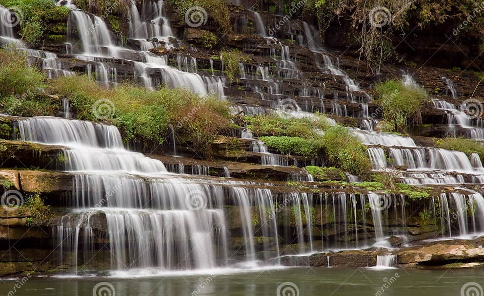 Waterfall Cascade stock image. Image of landscape, scenic - 3508777