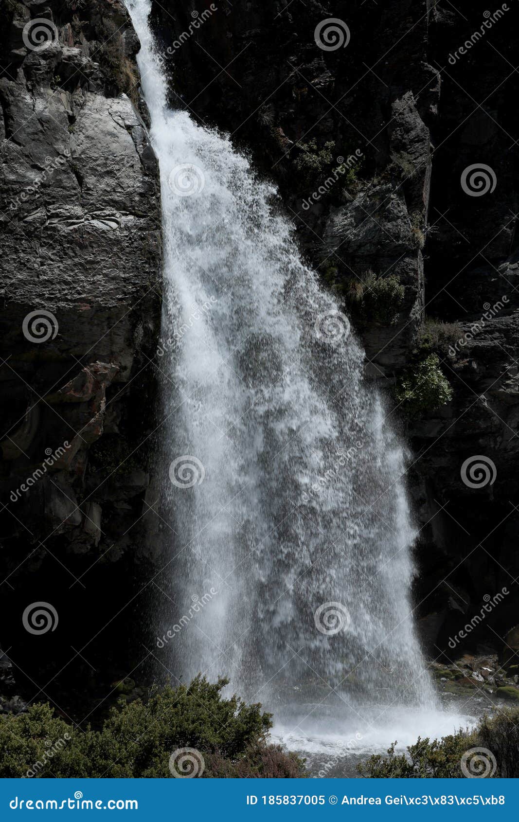 Waterfall Cascade on a River Stock Image - Image of cascade, beauty ...