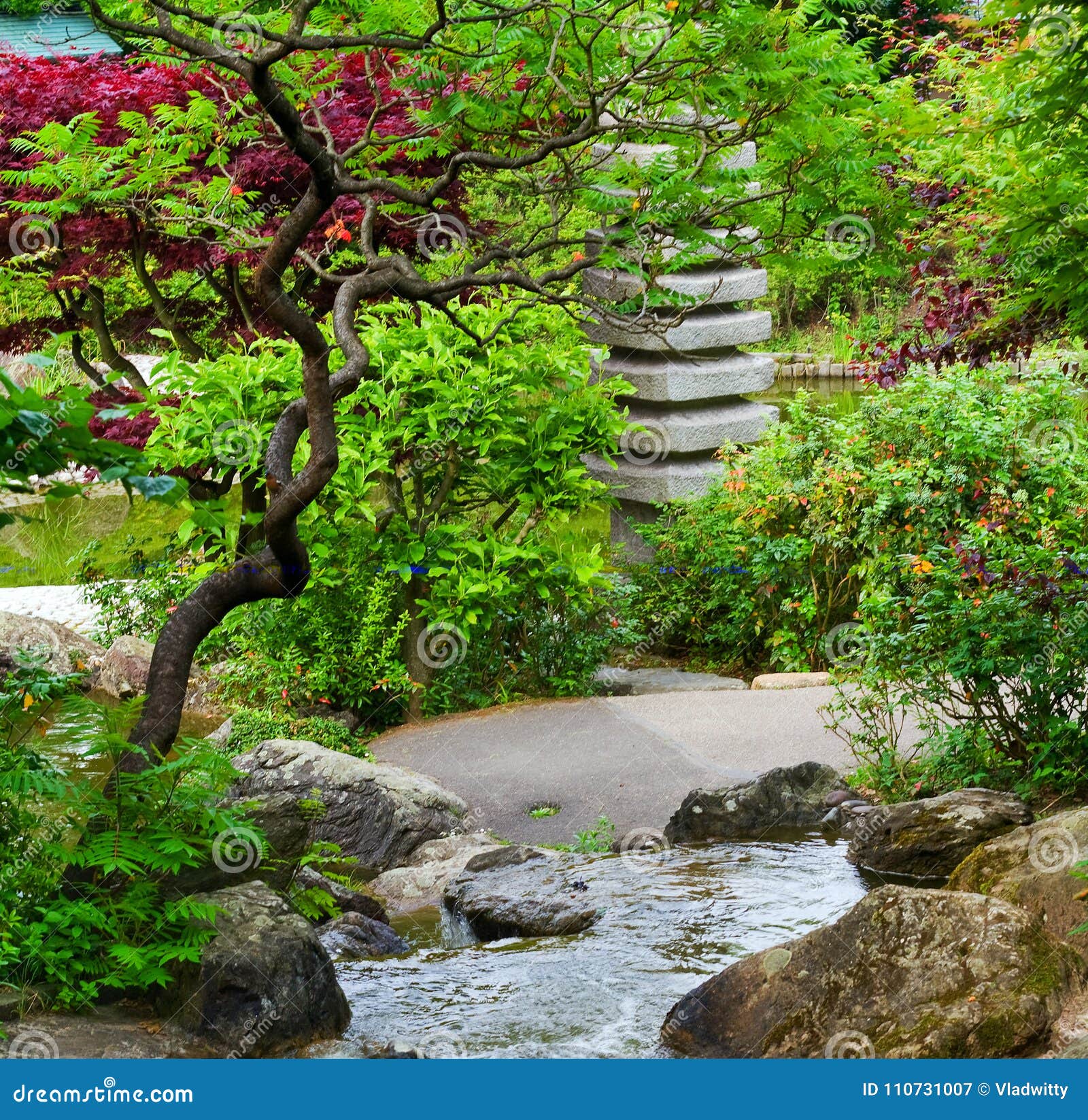 Spring Japanese Garden Wallpaper