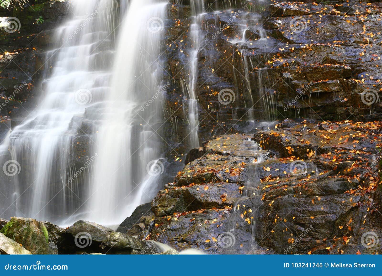 Beautiful Cascading Waterfalls Stock Photo - Image of waterfalls ...