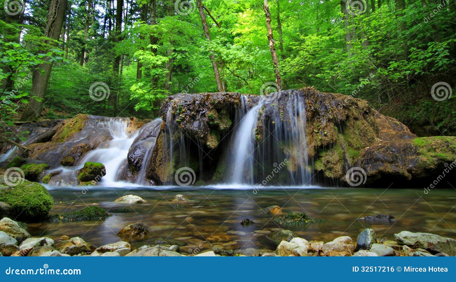 Cheile Nerei - Beusnita. Caras. Romania. Summer In Wild Romanian River ...