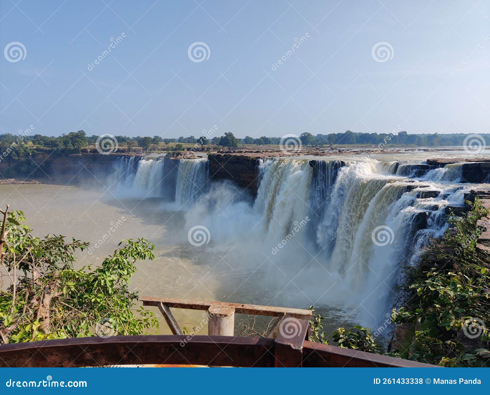 Waterfall Chitrakoot Chattisgarh Nature River Stock Photo - Image of ...