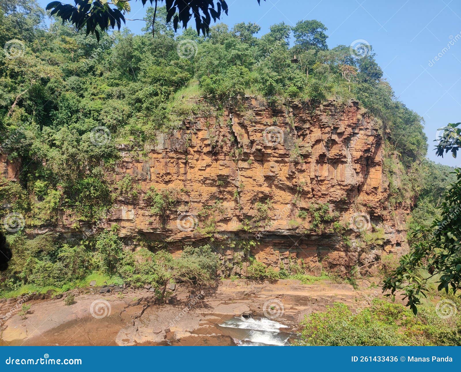 Waterfall Chitrakoot Chattisgarh Nature River Stock Photo - Image of ...
