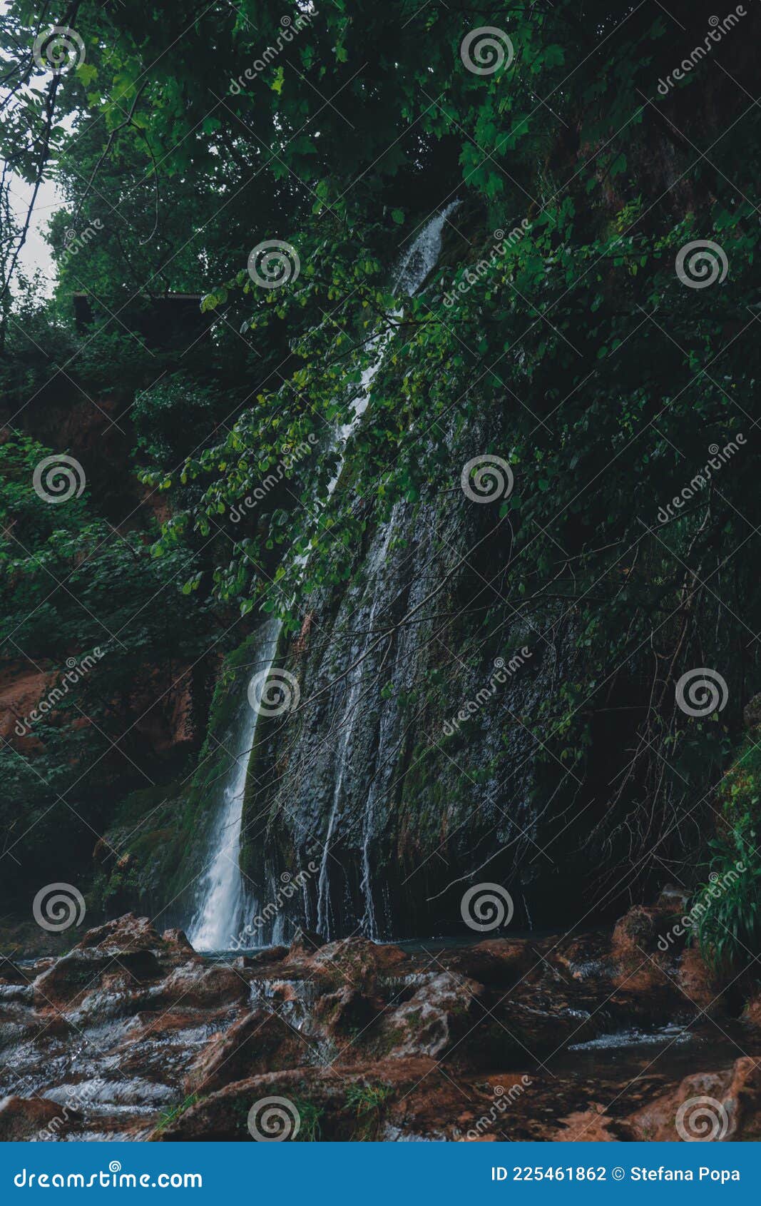 Waterfall Clear Water, Beautiful Nature Stock Photo - Image of ...