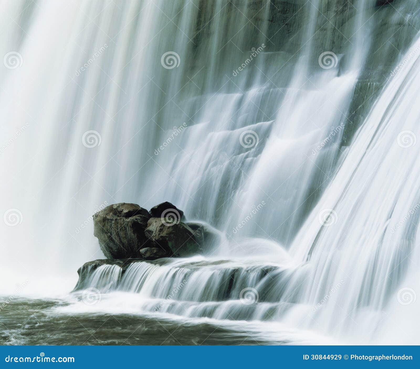 Waterfall close-up stock image. Image of fresh, intensity - 30844929