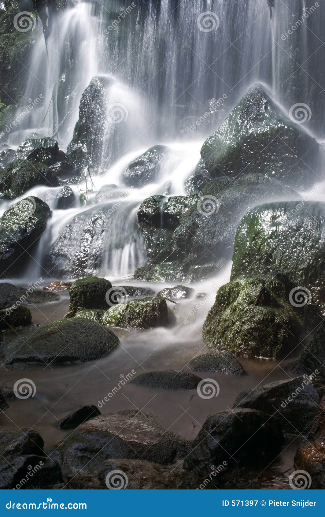 Waterfall Close-up stock image. Image of gelderland, cascade - 571397