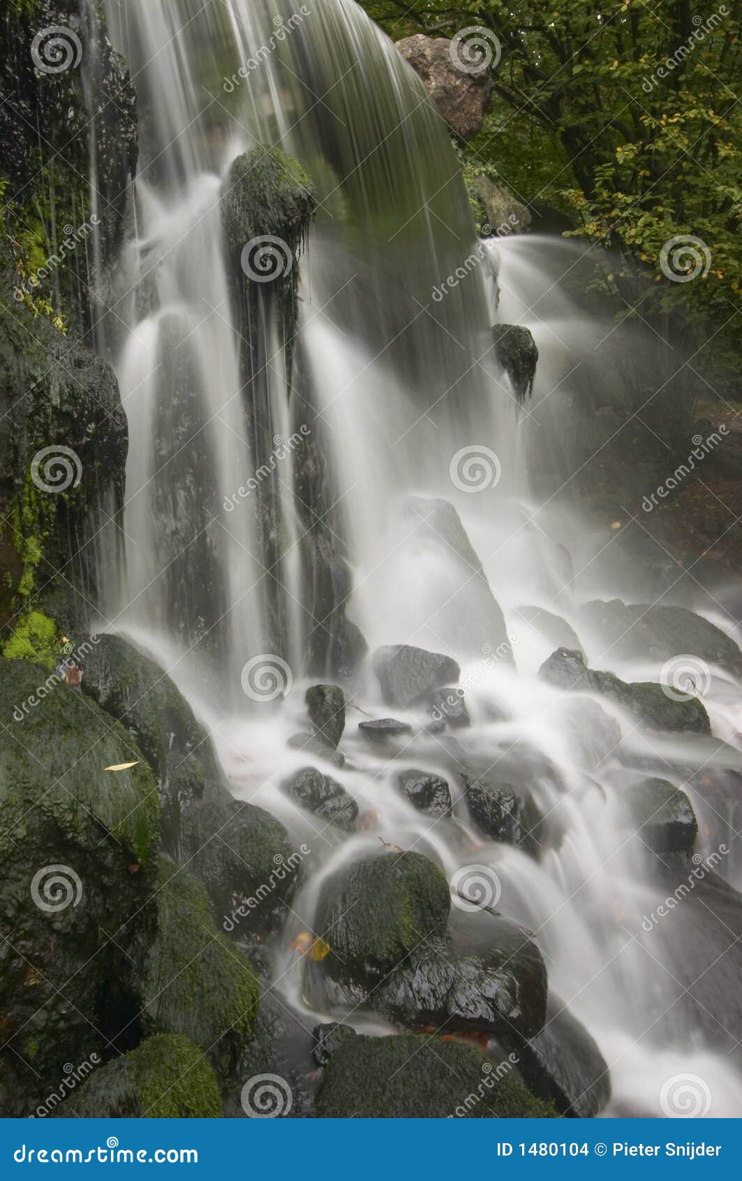 Waterfall Close-up with Rocks Stock Photo - Image of outdoor, rocks ...