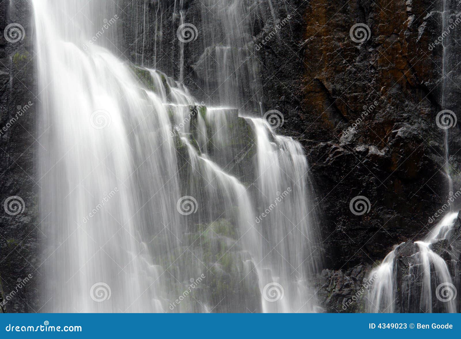 Waterfall Closeup stock image. Image of natural, forest - 4349023