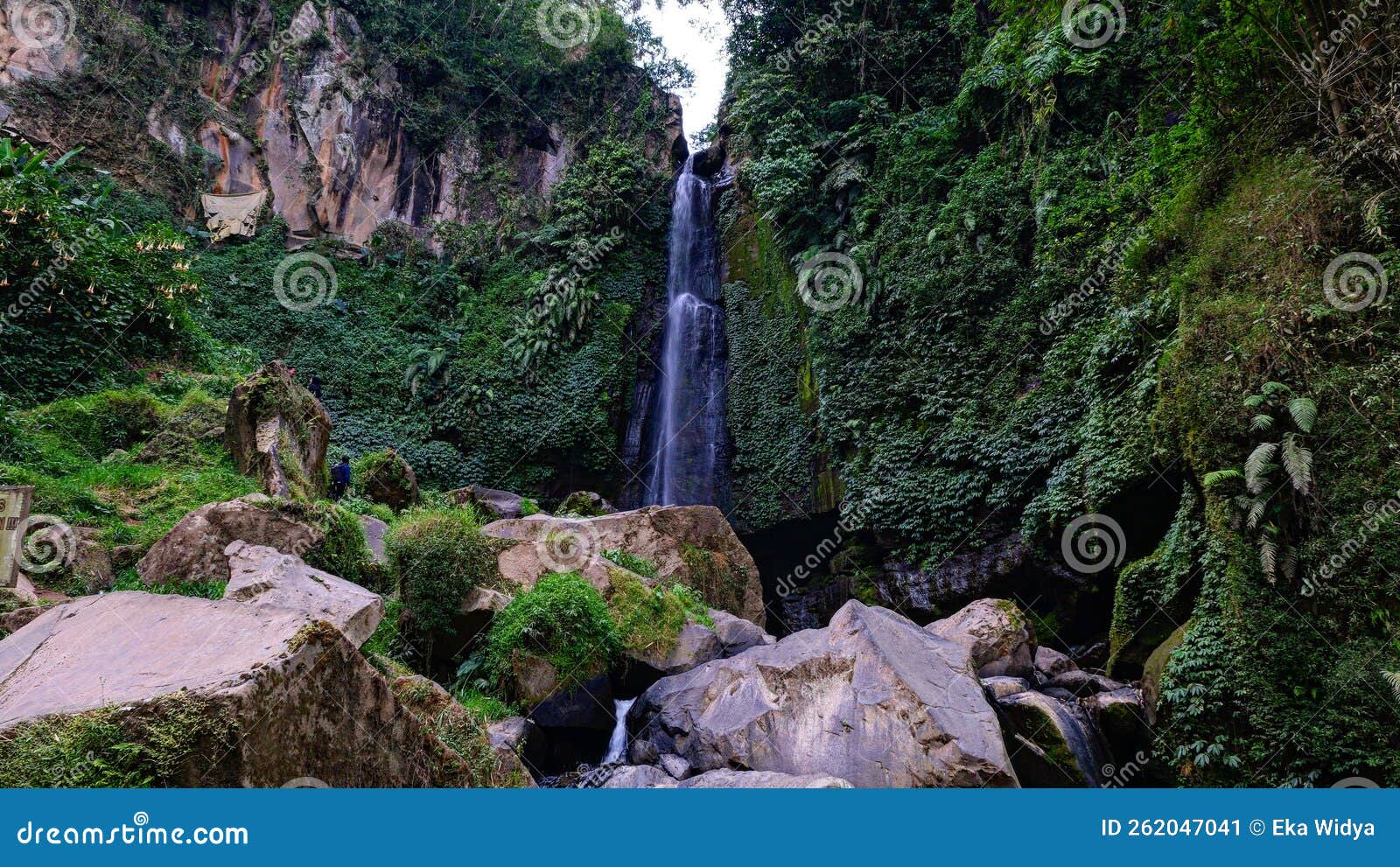Waterfall Coban Rondo stock image. Image of rondo, water - 262047041