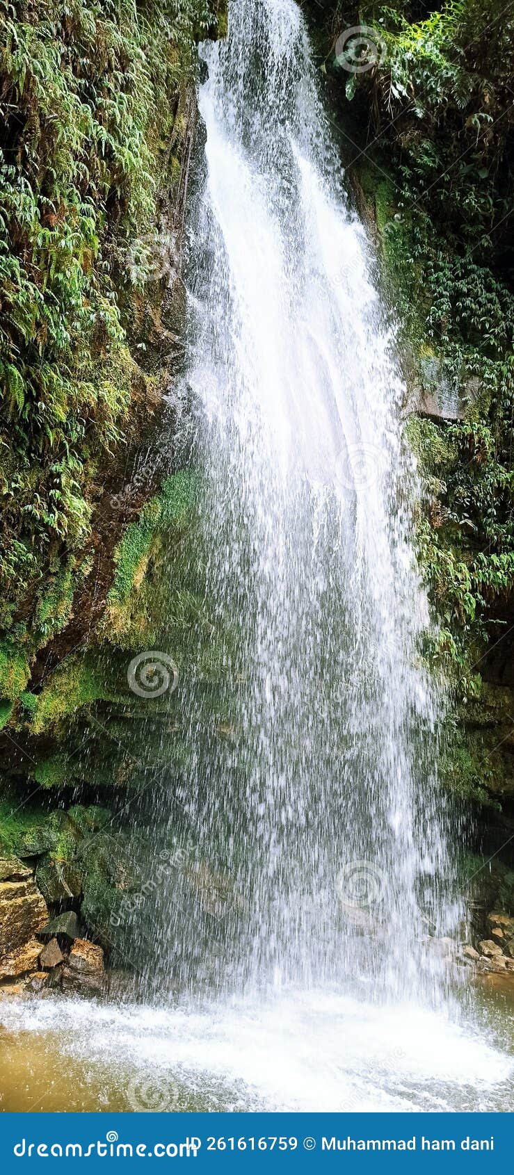 Waterfall Cold and Lonely and Full of Energy Stock Image - Image of ...