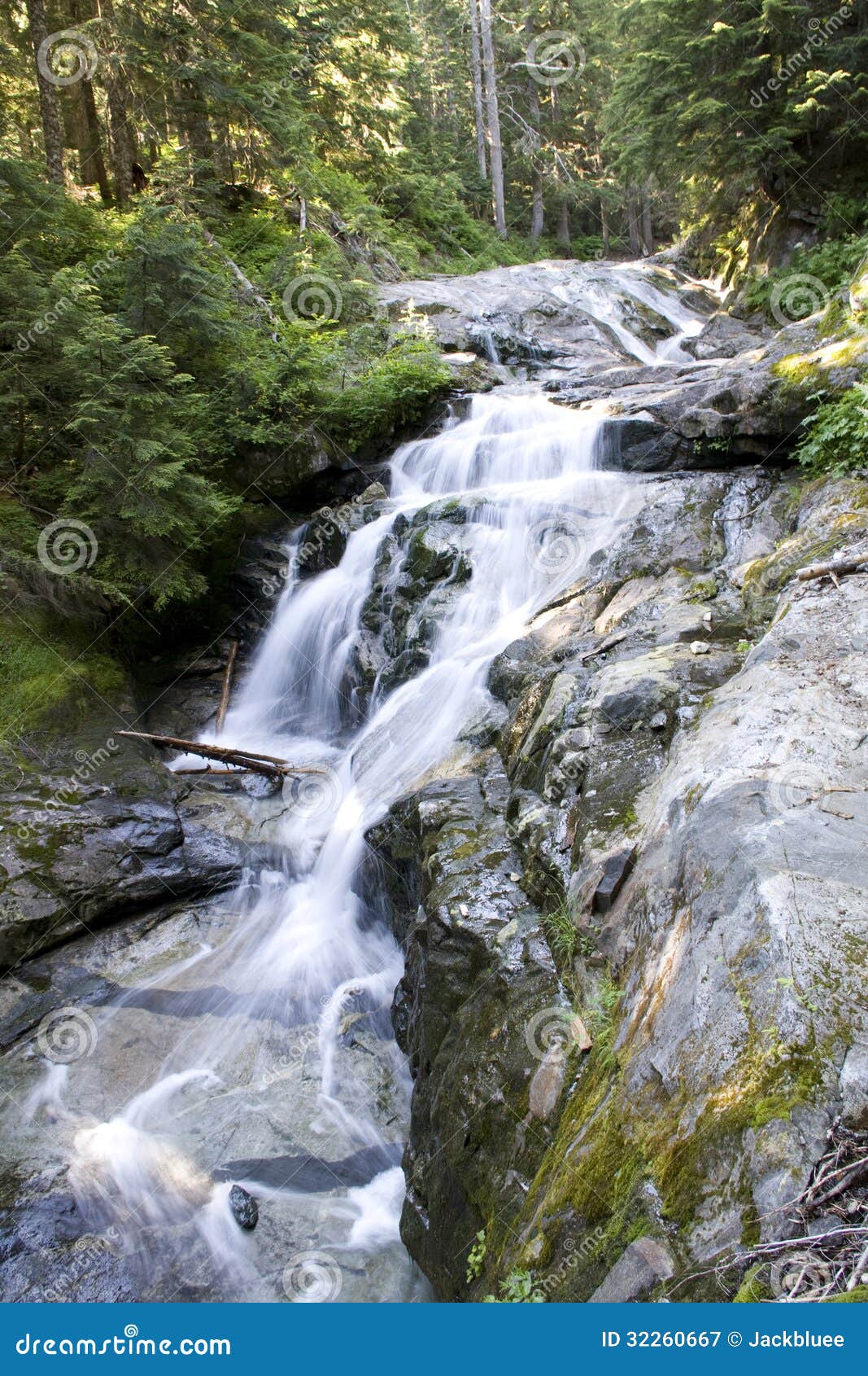 Waterfall creek stock image. Image of nature, rapid, stream - 32260667