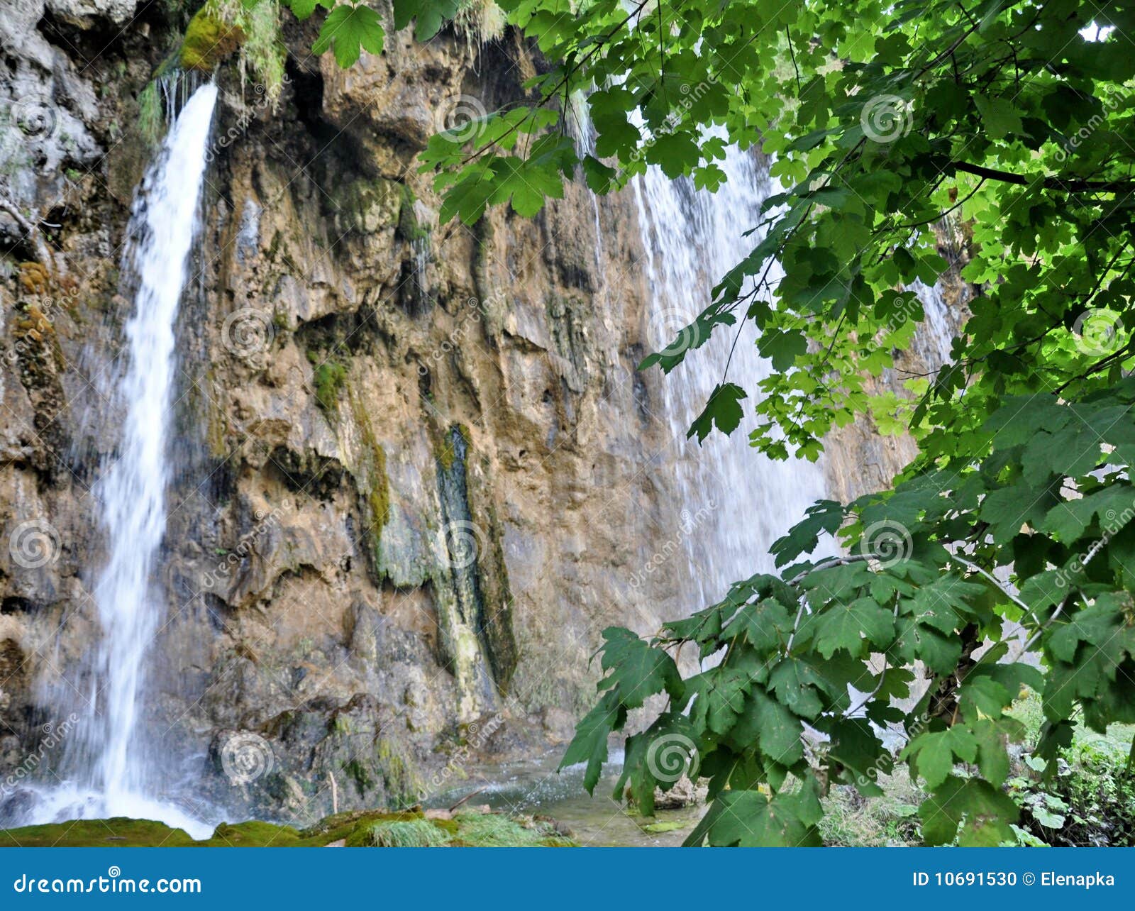 Waterfall in Croatia stock photo. Image of water, waterfalls - 10691530
