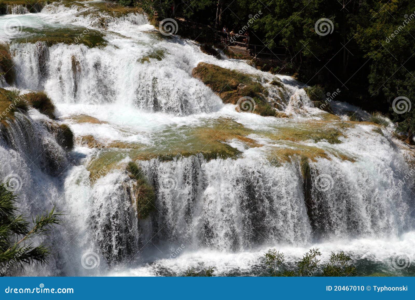 Waterfall in Croatia stock photo. Image of wilderness - 20467010