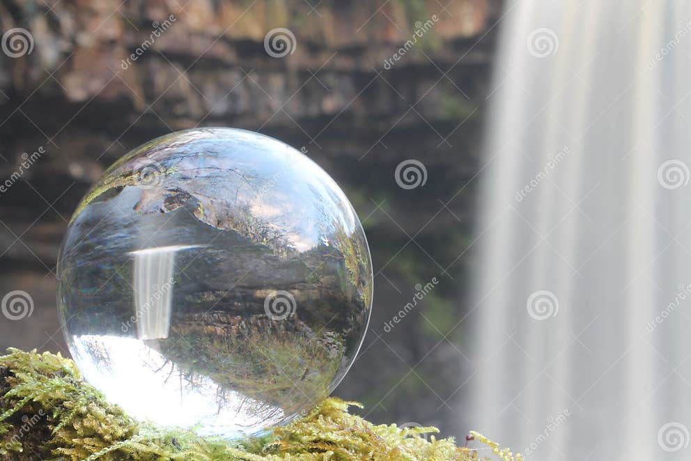 Waterfall in Crystal Ball stock photo. Image of landscape - 28049794