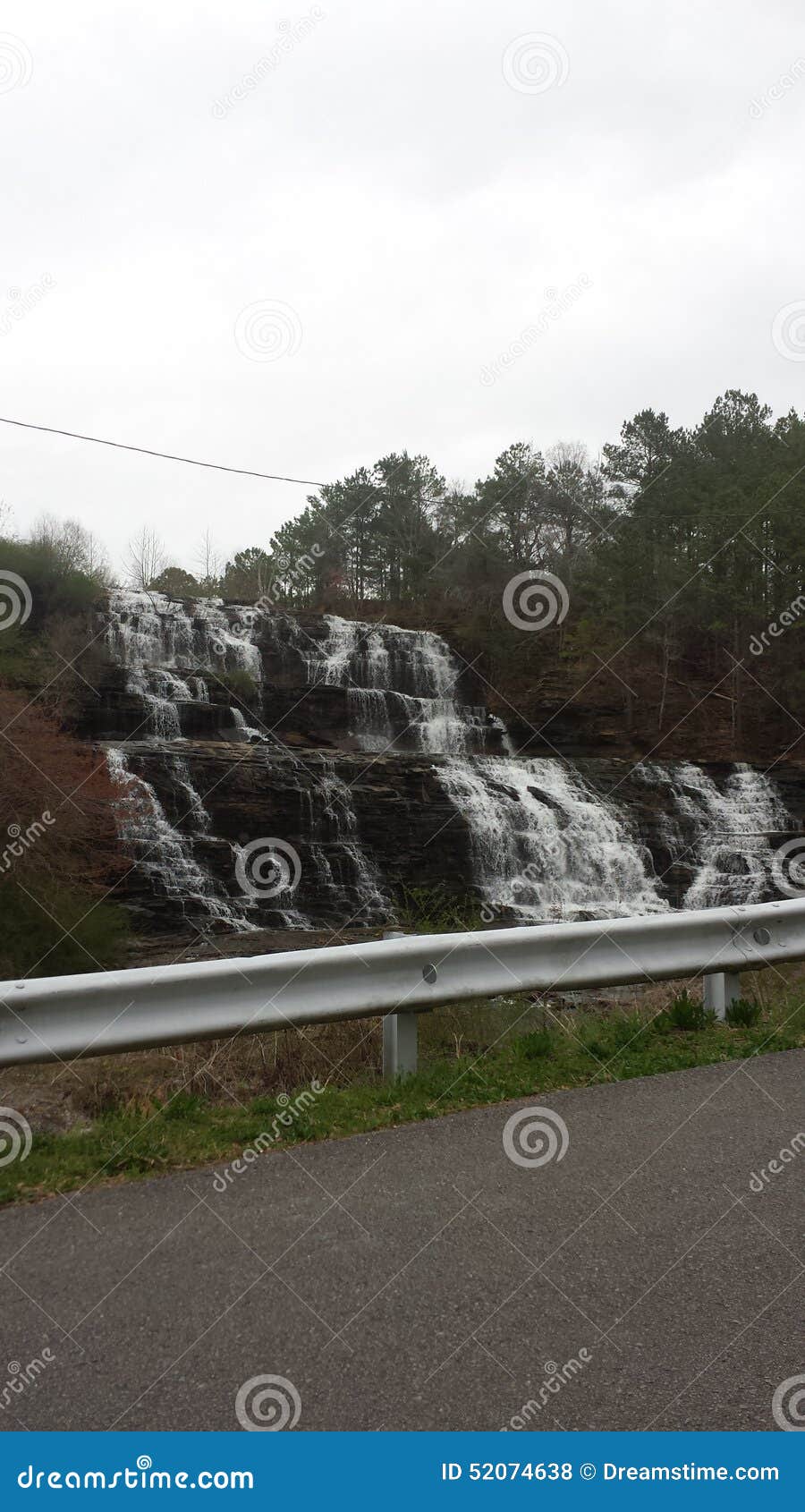 Waterfall stock photo. Image of waterfall, cullman, catoma - 52074638