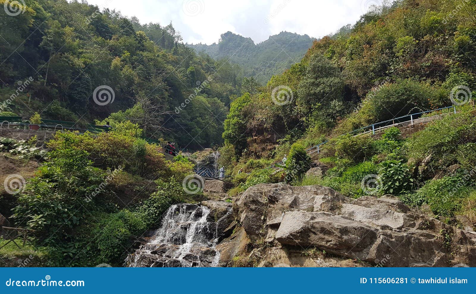 Waterfall stock image. Image of hill, india, darjeeling - 115606281