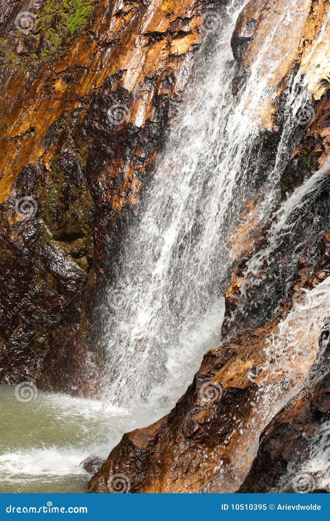 Waterfall detail stock image. Image of serene, grand - 10510395