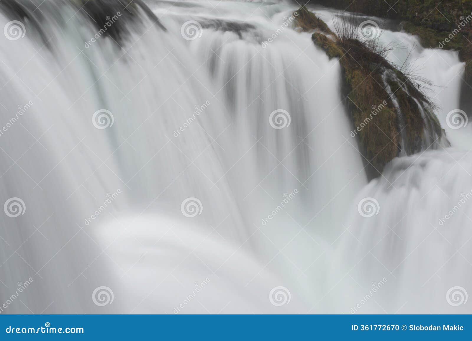 Waterfall Detail With Long Exposure Technique Royalty-Free Stock Image ...