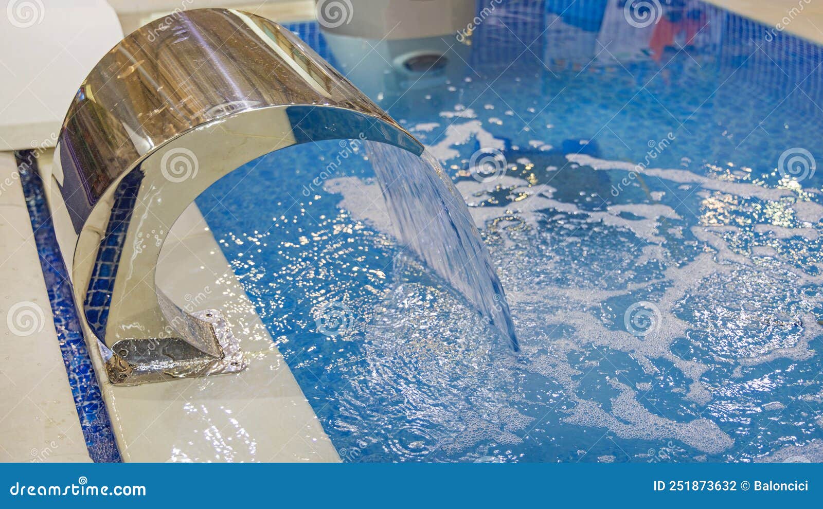 Waterfall Spa Pool stock photo. Image of waterfall, serbia - 251873632