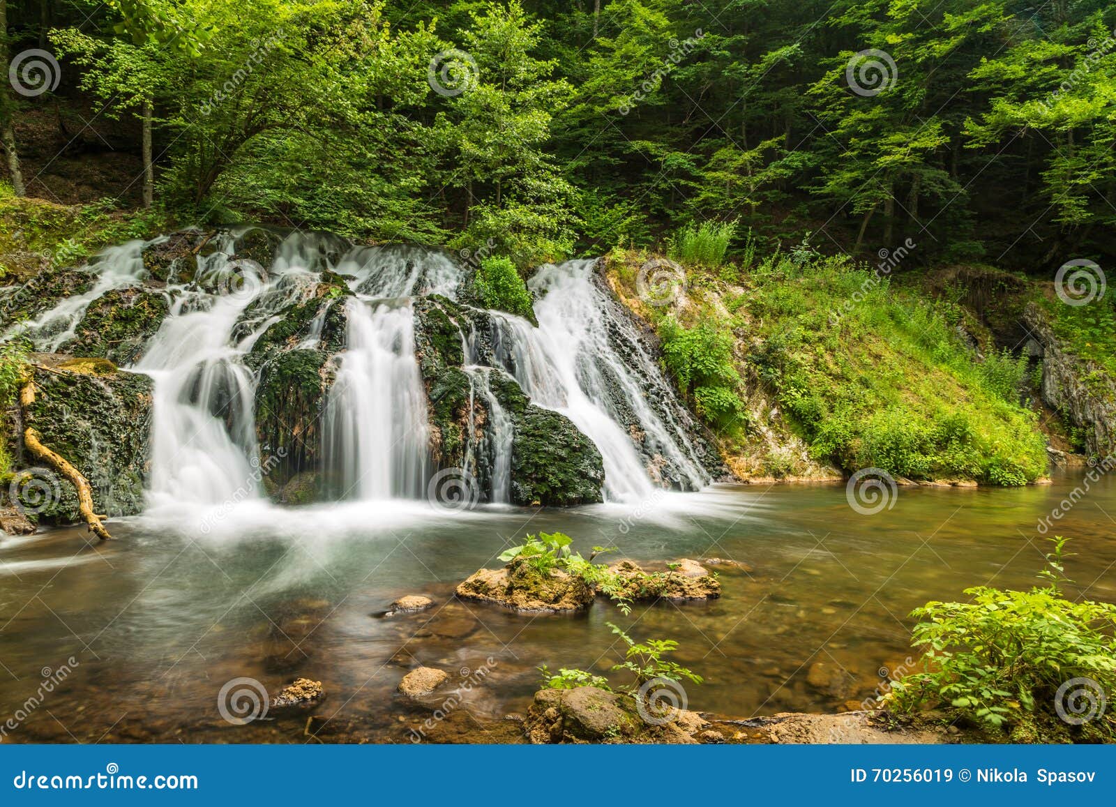 Waterfall Dokuzak in Strandja Mountain, Bulgaria Stock Image - Image of ...