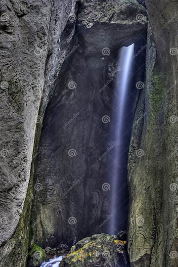 Waterfall in Duf region stock image. Image of lush, outside - 1245771