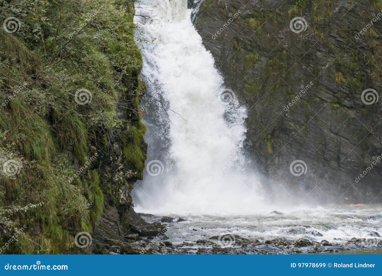 Waterfall and energy stock image. Image of rain, island - 97978699