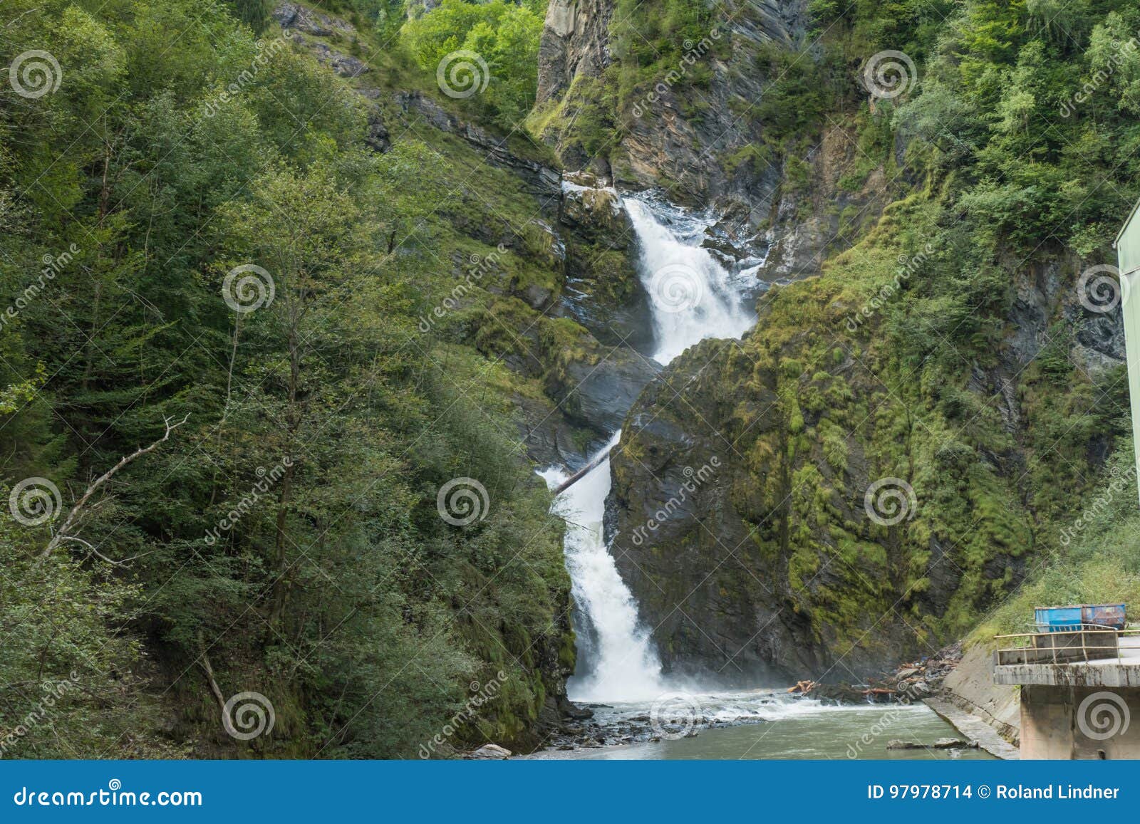 Waterfall and energy stock photo. Image of stream, jungle - 97978714