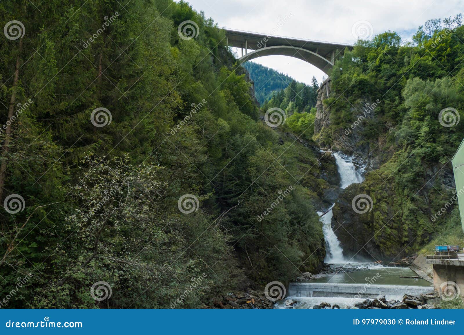 Waterfall and energy stock photo. Image of ecologically - 97979030