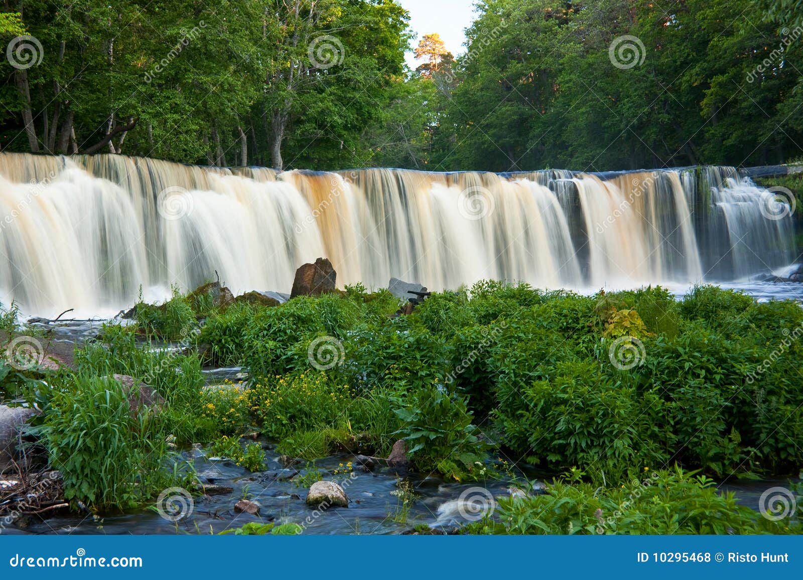 Waterfall in Estonia stock photo. Image of white, sight - 10295468