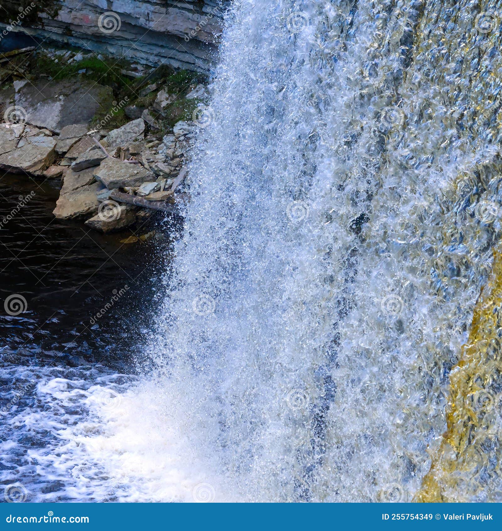 Waterfall in Estonia. Jagala the Highest Natural Cascade in Estonia ...