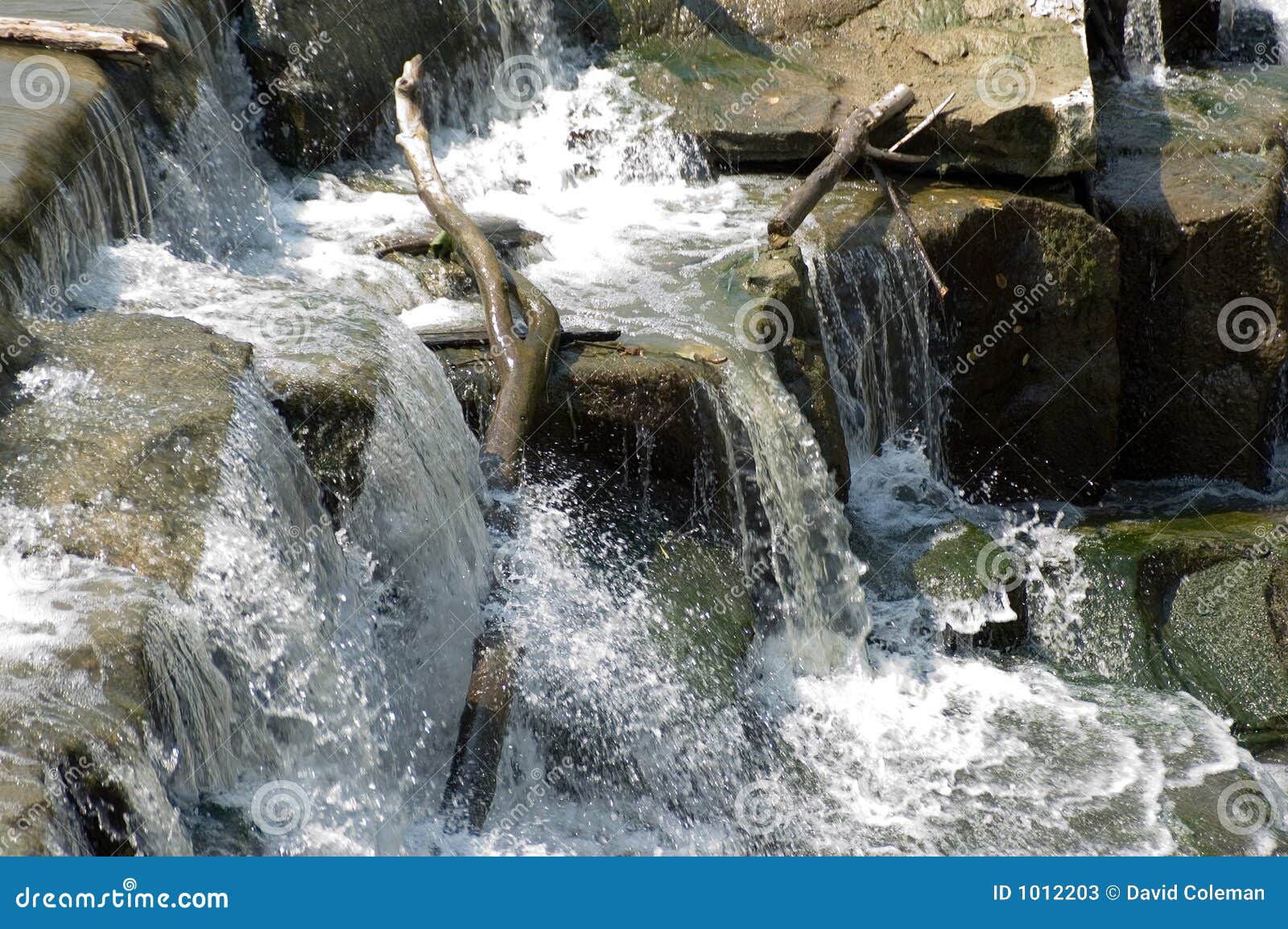 Waterfall - Fast Shutter Speed Stock Image - Image of wood, steps: 1012203