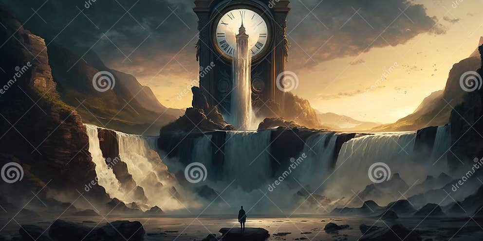 The Waterfall Flows from the Clockface, Chaotic and Rapidly Shifting ...