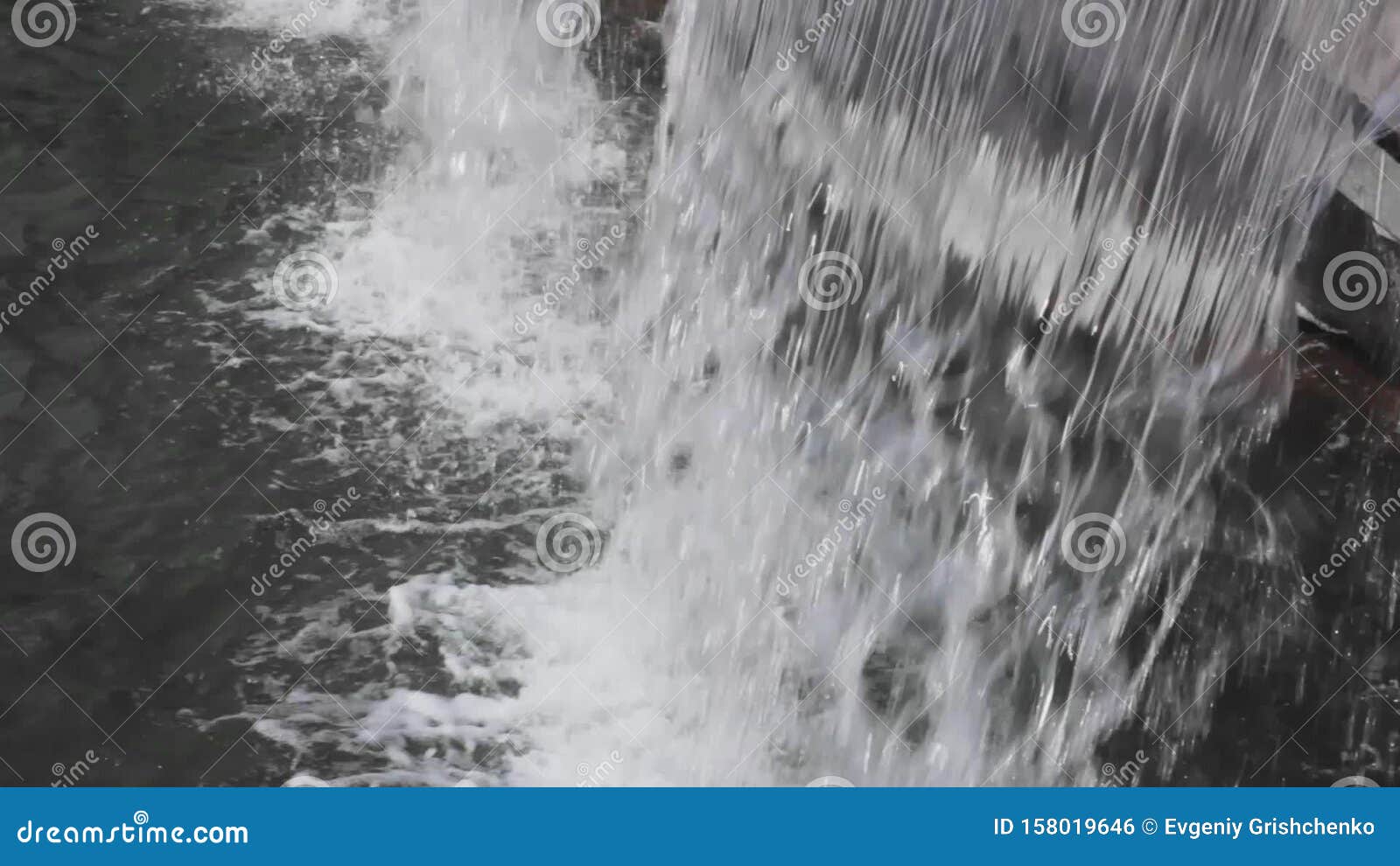 Waterfall Fountain Liquid Wave Cascade Stock Footage - Video of flowing ...