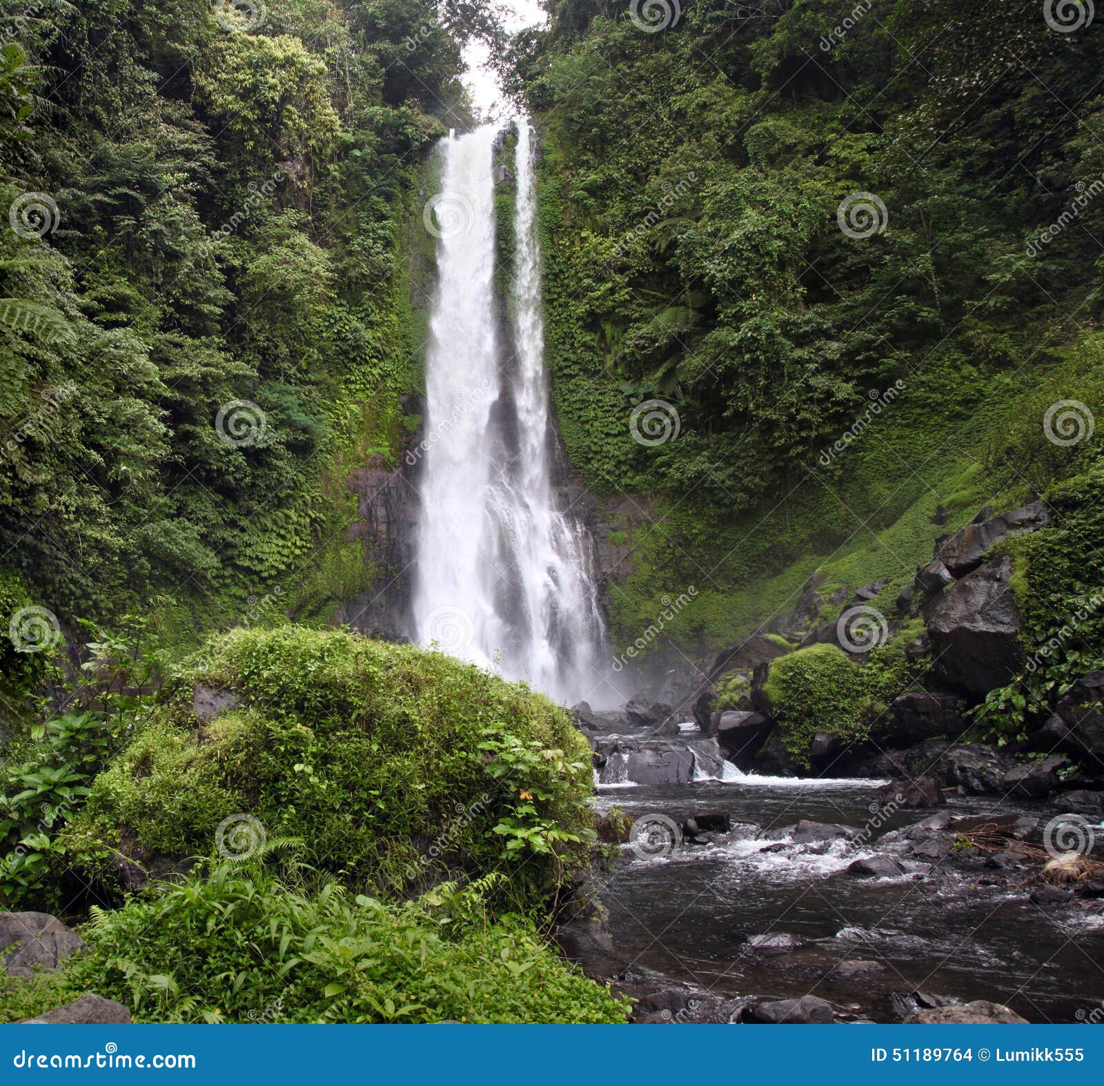 Waterfall Git Git stock photo. Image of outdoors, climate - 51189764