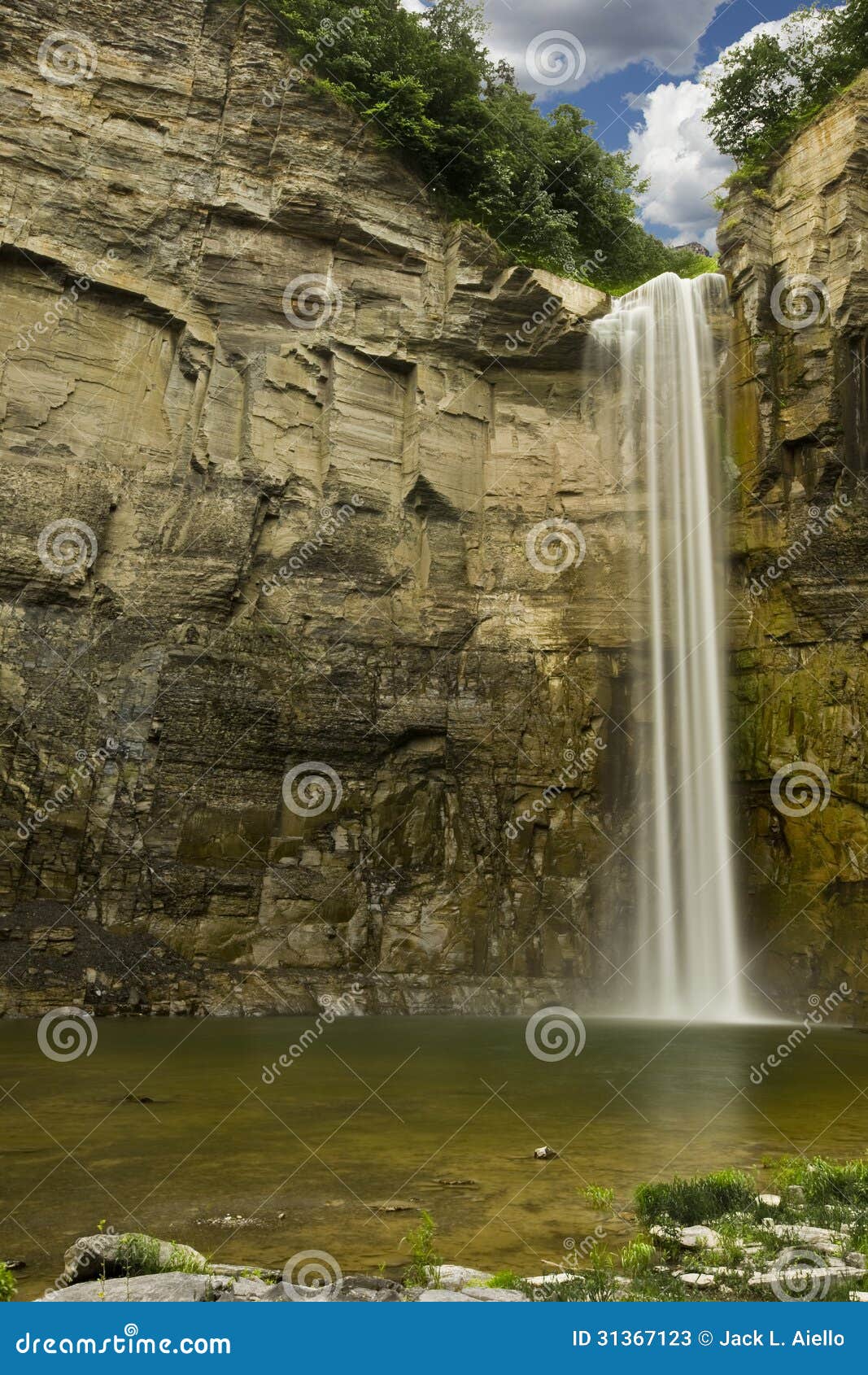 Waterfall and Gorge stock image. Image of outdoors, beautiful - 31367123