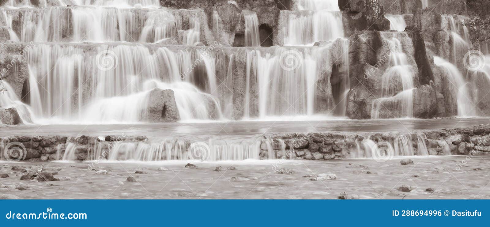 Waterfall Group Abstract Background Image Stock Photo - Image of white ...