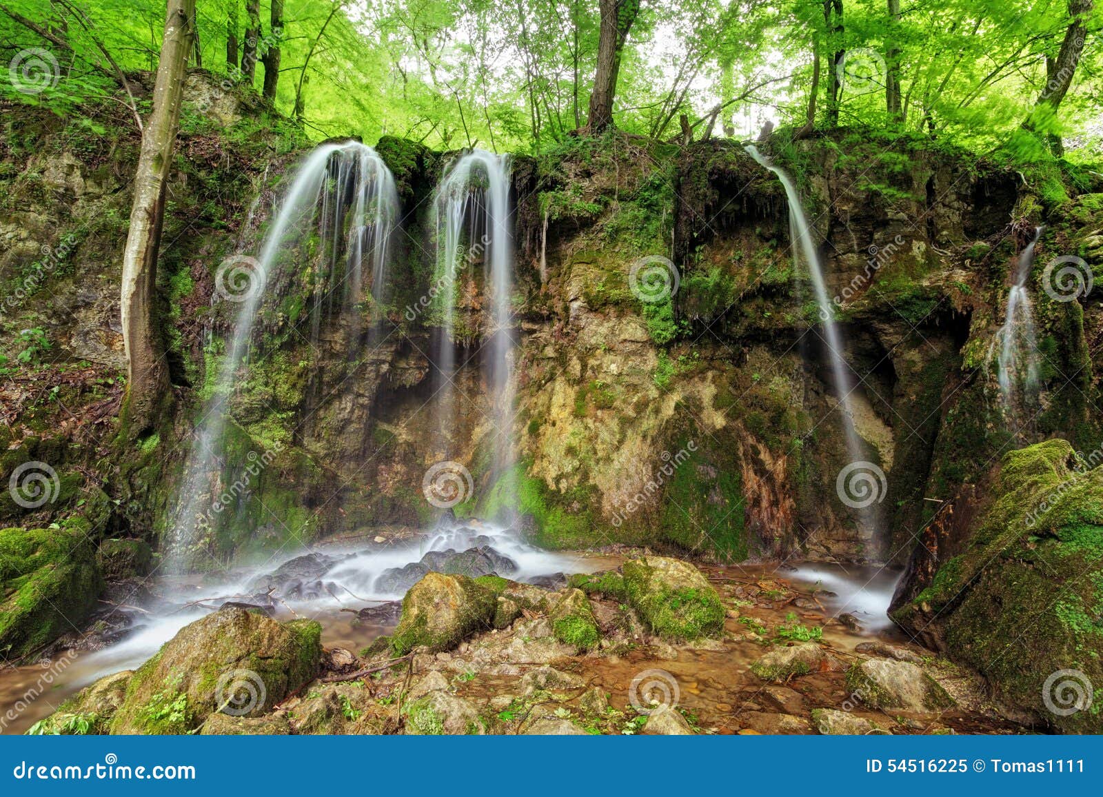 Waterfall Hajske in Slovakia Stock Image - Image of scenic, fresh: 54516225