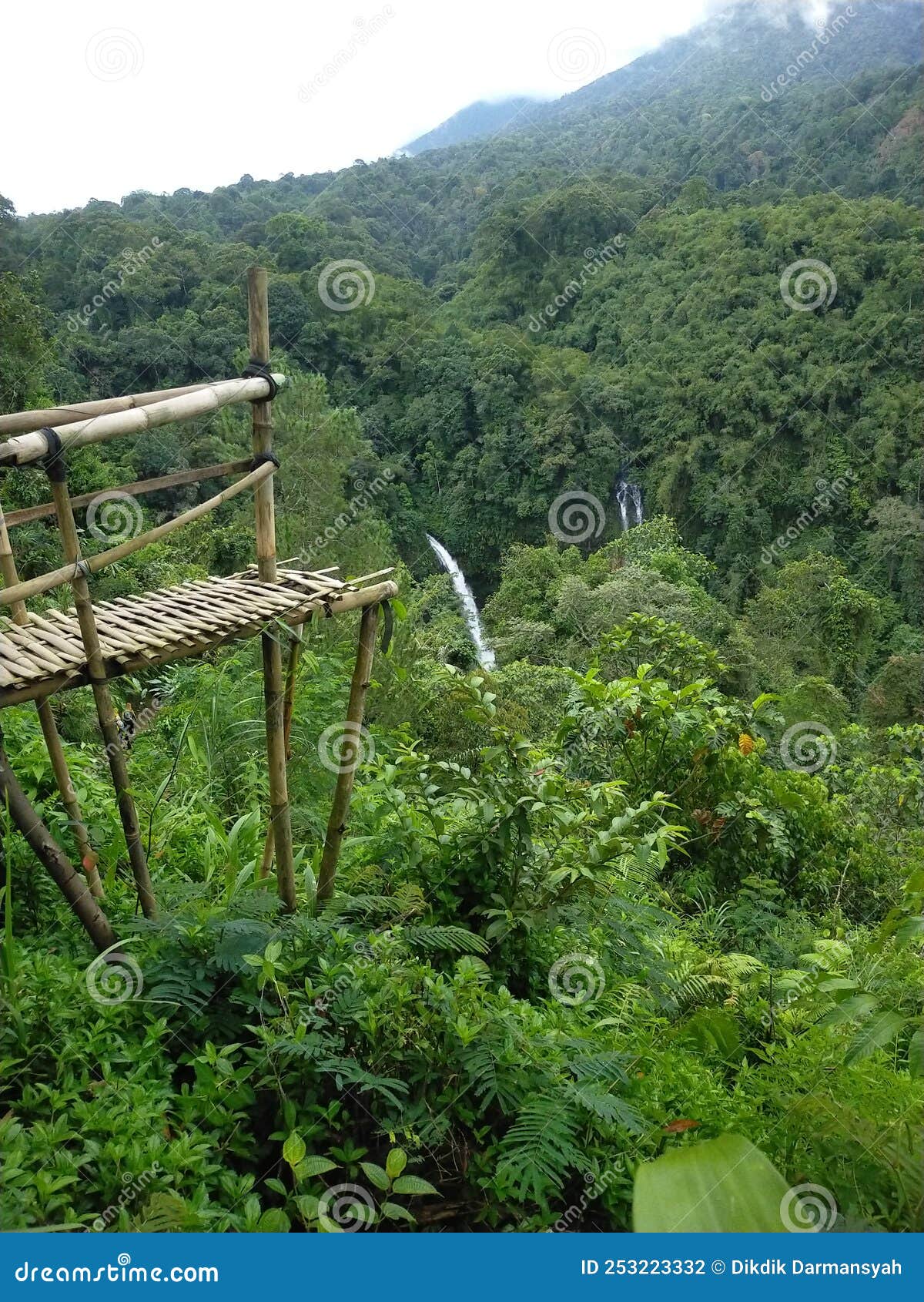 The Waterfall Inside of Mountain Stock Photo - Image of inside ...