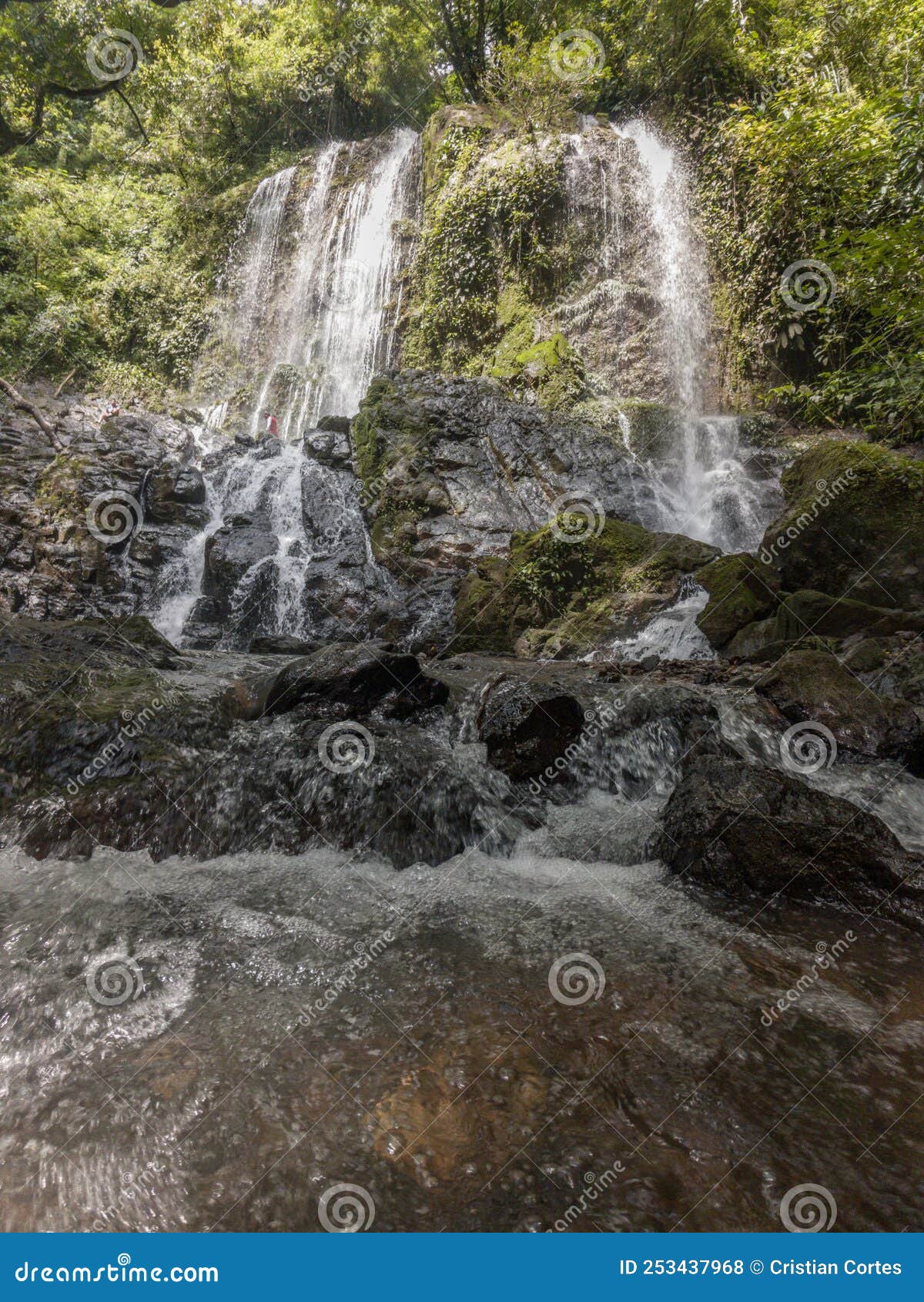 Waterfall Inside the Mountains of Panama Stock Photo - Image of panama ...