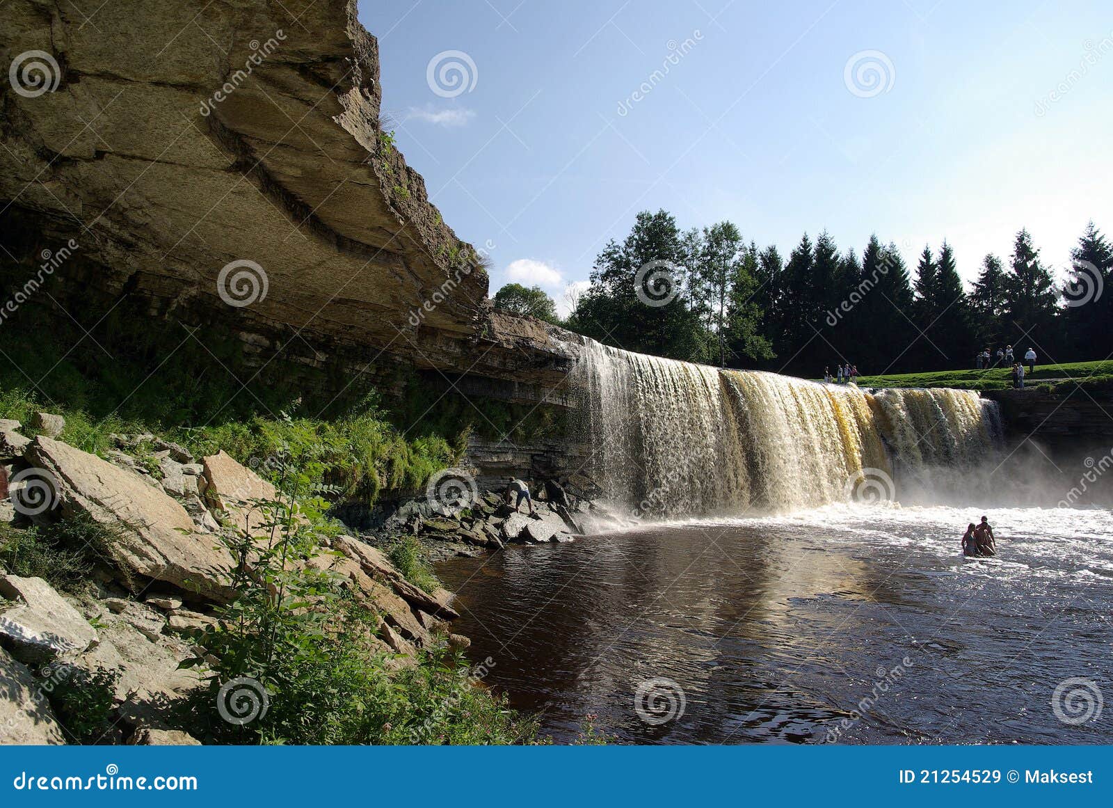 Waterfall Jagala stock image. Image of stones, falls - 21254529